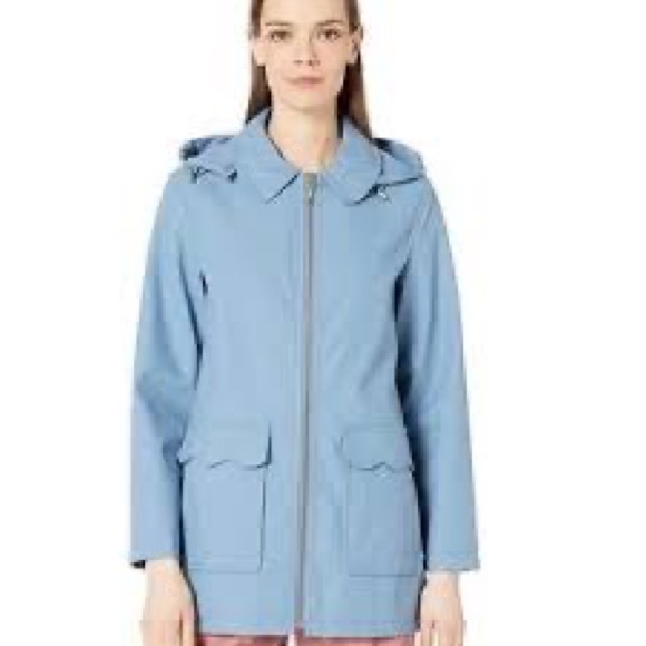 kate spade | Jackets & Coats | Kate Spade Matte Coated Rain Coat Nwt ...